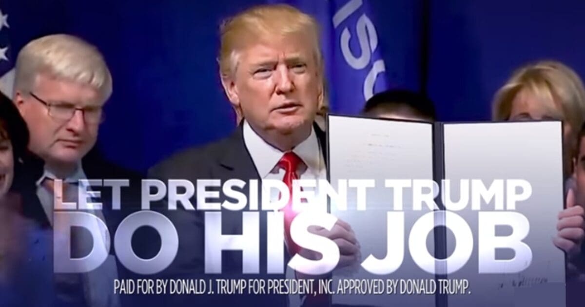 Is Donald Trump’s new 2020 TV ad a political life preserver? - Liberty ...