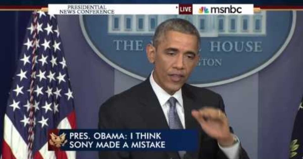 Pardon me, Mr. President, but your First Amendment hypocrisy is showing ...