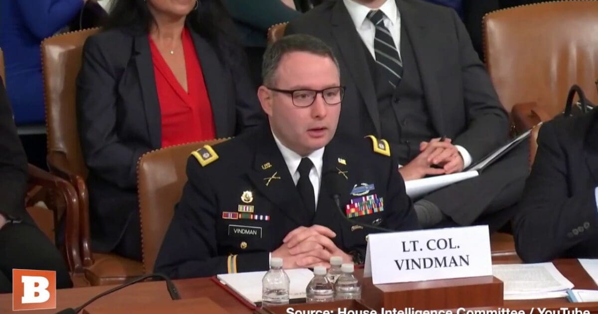 Don’t join the media in crying for LTC Vindman - Liberty Unyielding
