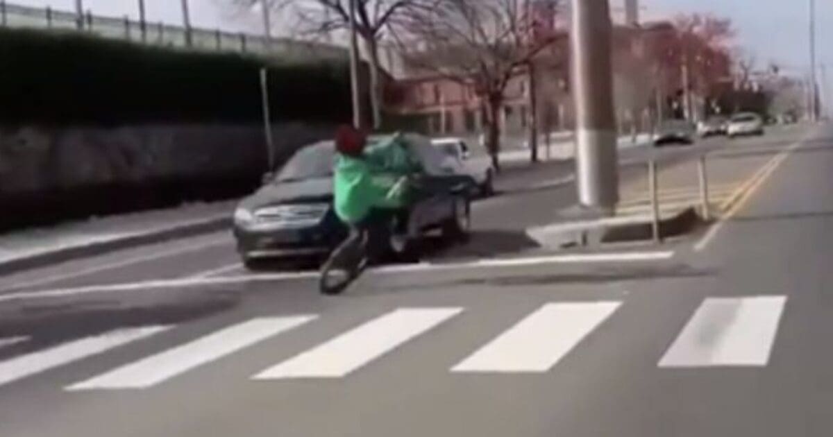 Latest pastime for the young and restless: steer your bicycle into ...