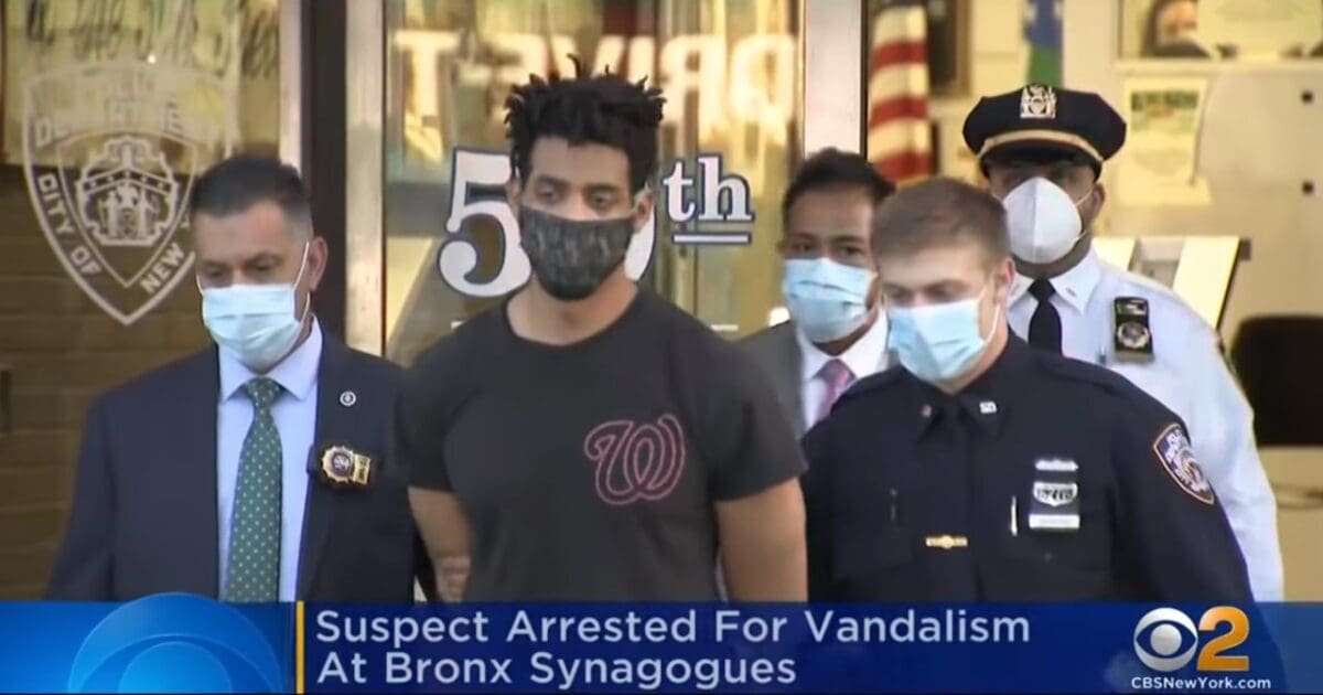 Man charged with vandalizing four synagogues nabbed ... then released ...