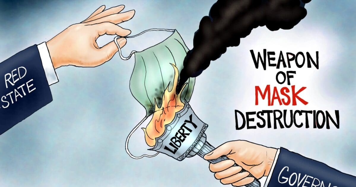 Cartoon of the Day: Red state shoutout - Liberty Unyielding