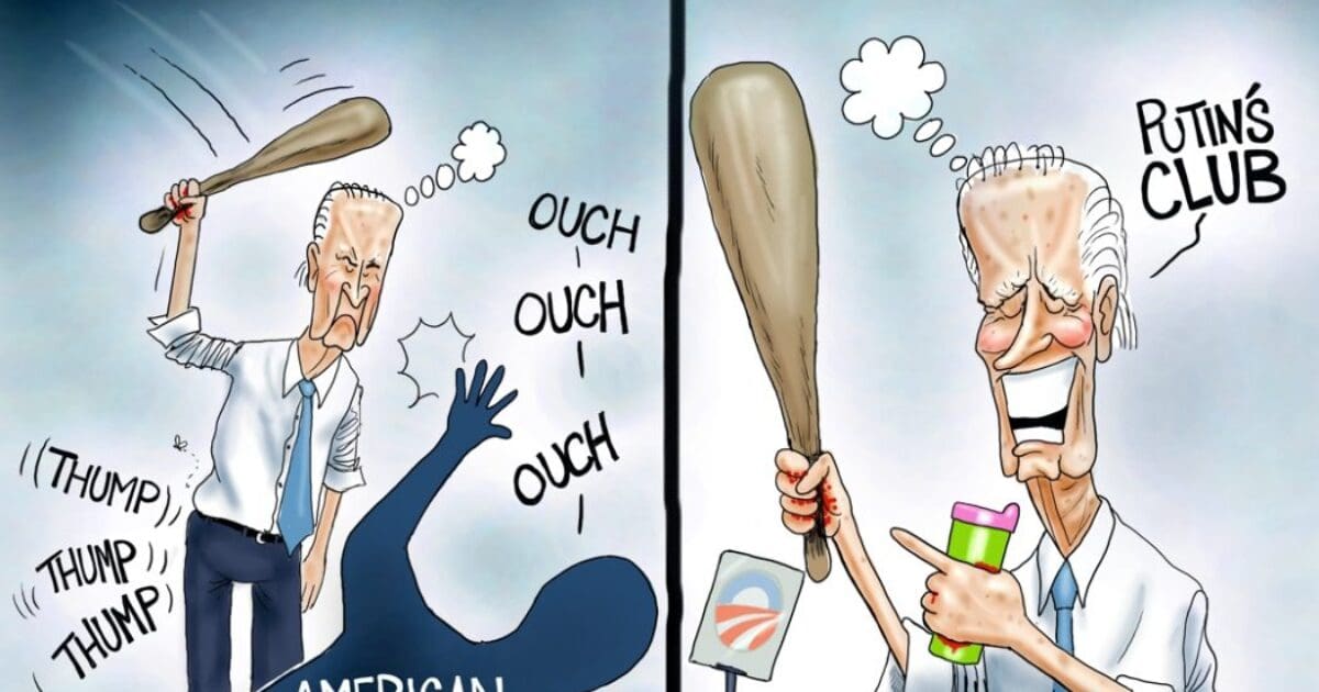 Cartoon of the Day: Feeling the Pain - Liberty Unyielding