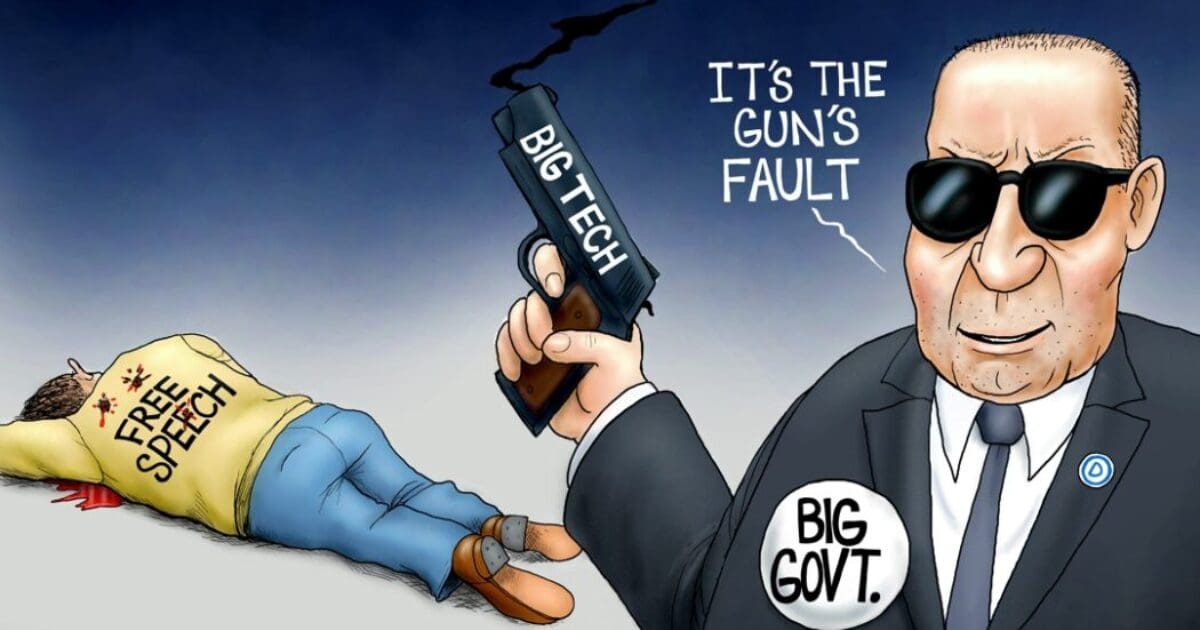 Cartoon of the Day: Violence Is Silence - Liberty Unyielding