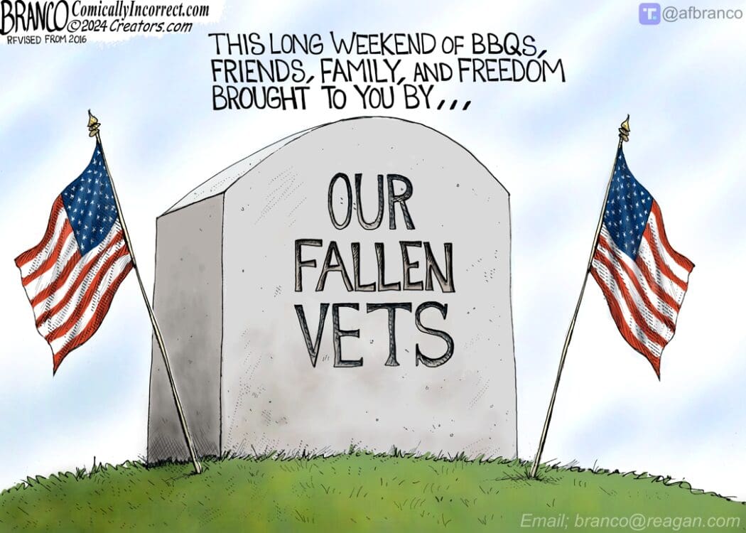 Cartoon of the Day: Remembering the Fallen - Liberty Unyielding