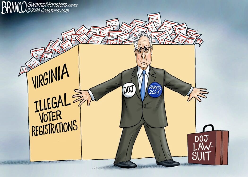 Cartoon of the Day: DOJ vs Fair Elections - Liberty Unyielding